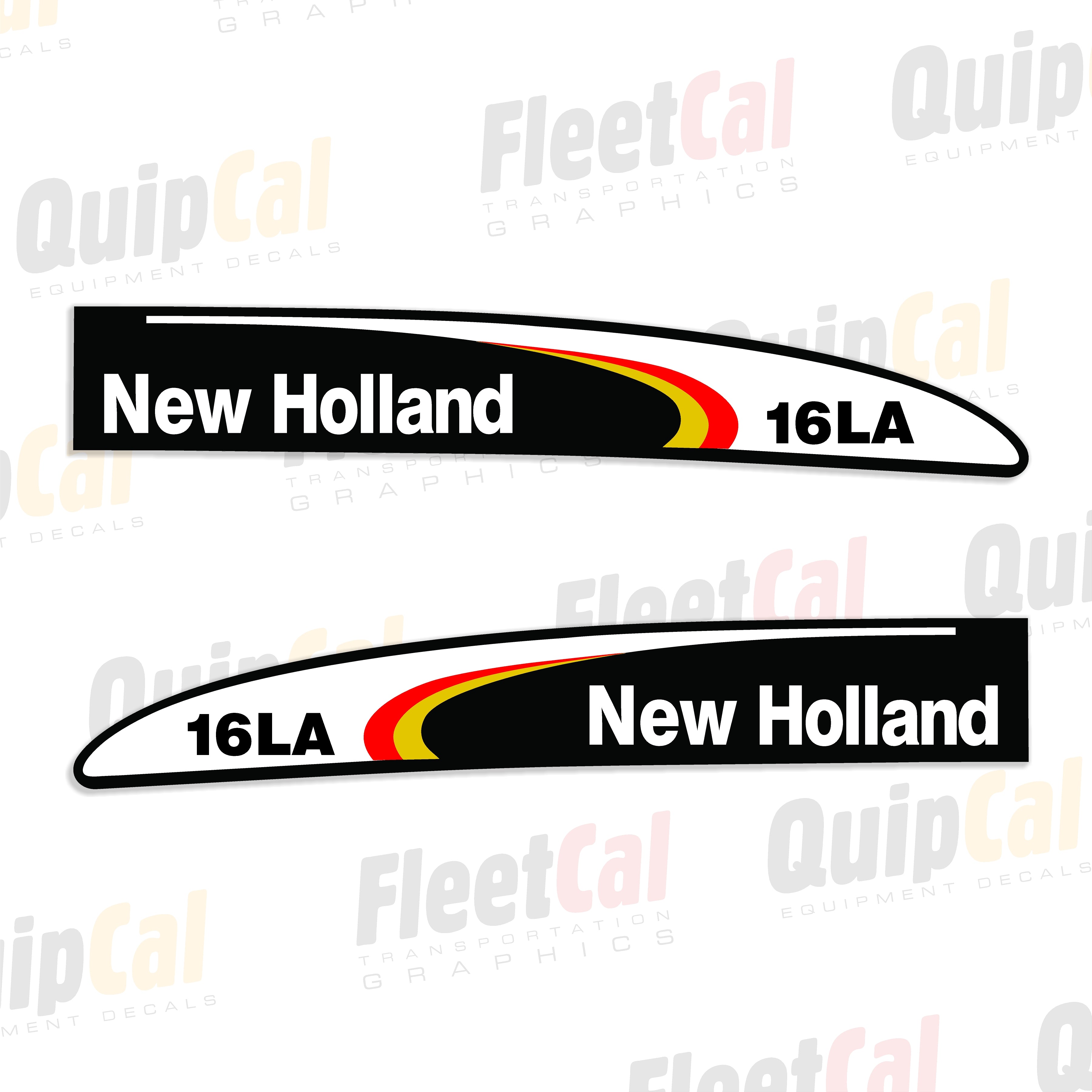 New Holland 16LA Front Loader Marking Decal Set – Truck and Equipment ...