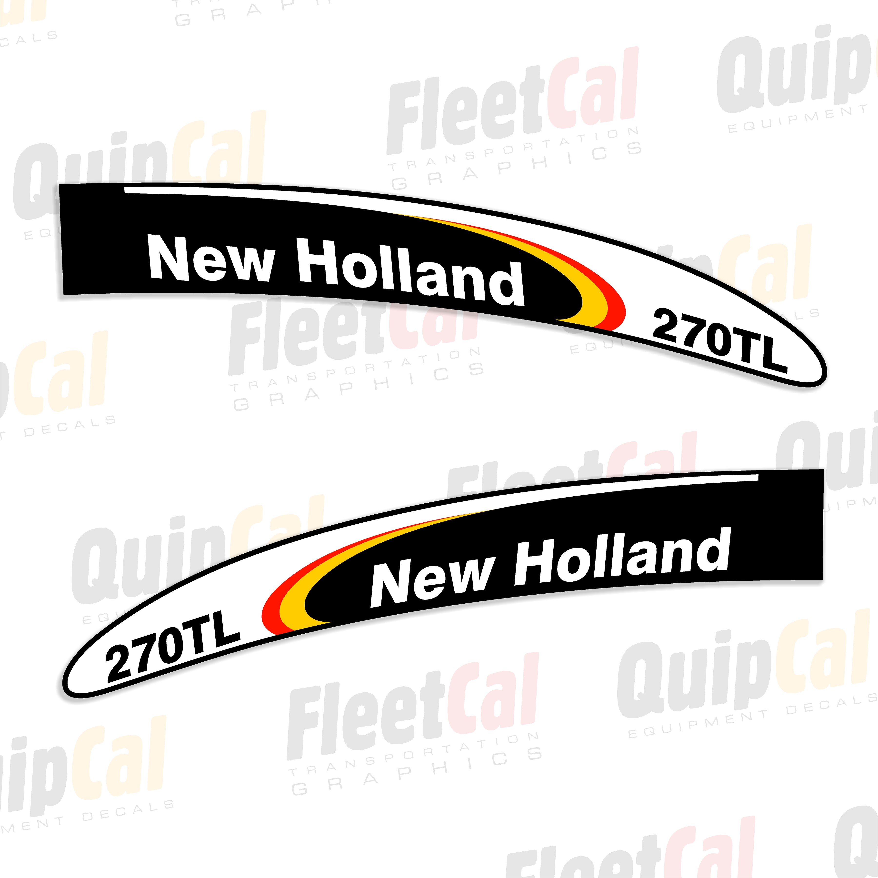 New Holland 270TL Front Loader Early Model Marking Decal Set – Truck ...
