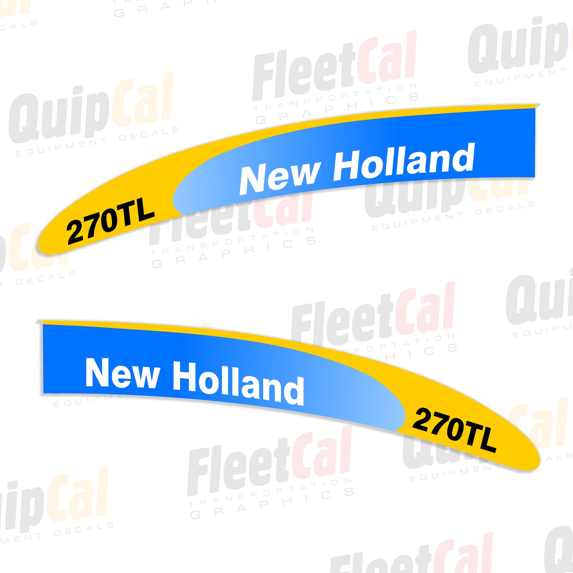New Holland 270TL Front Loader Late Model Marking Decal Set – Truck and ...