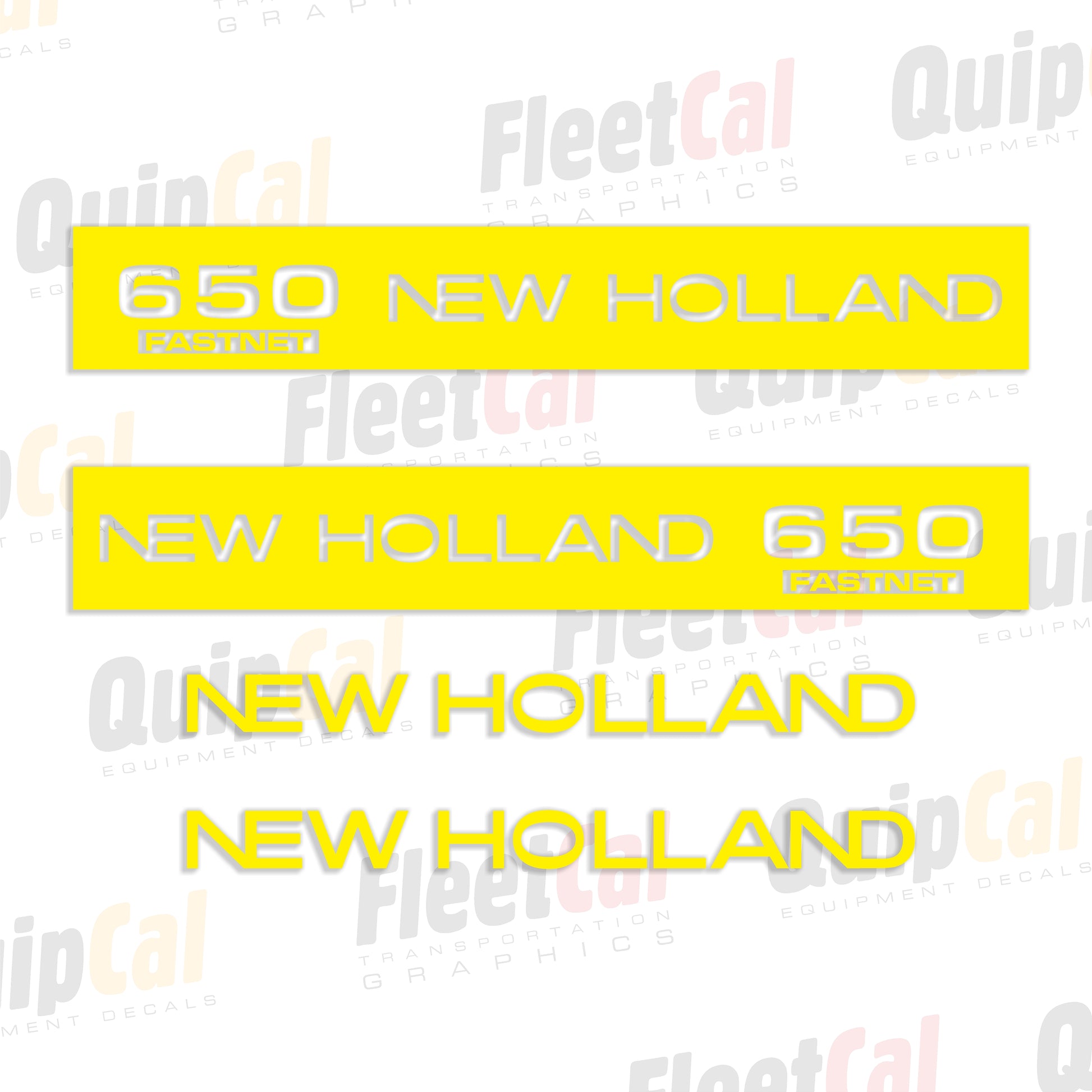 New Holland 650 FastNet Baler Marking Decal Set – Truck and Equipment ...