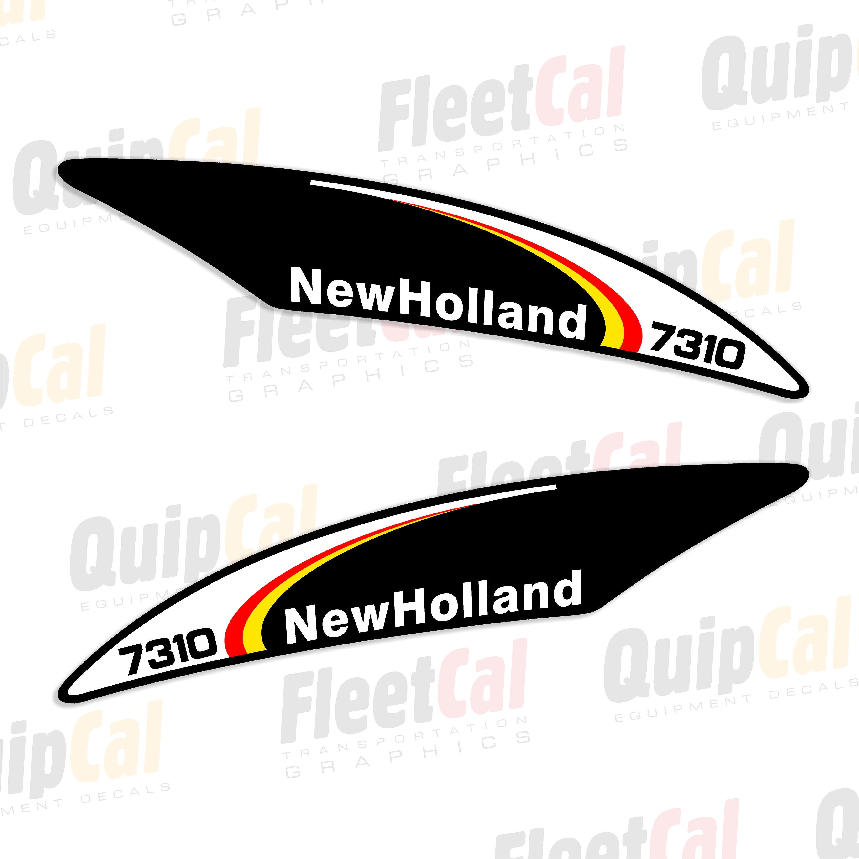 New Holland 7310 Front Loader Marking Decal Set – Truck and Equipment ...
