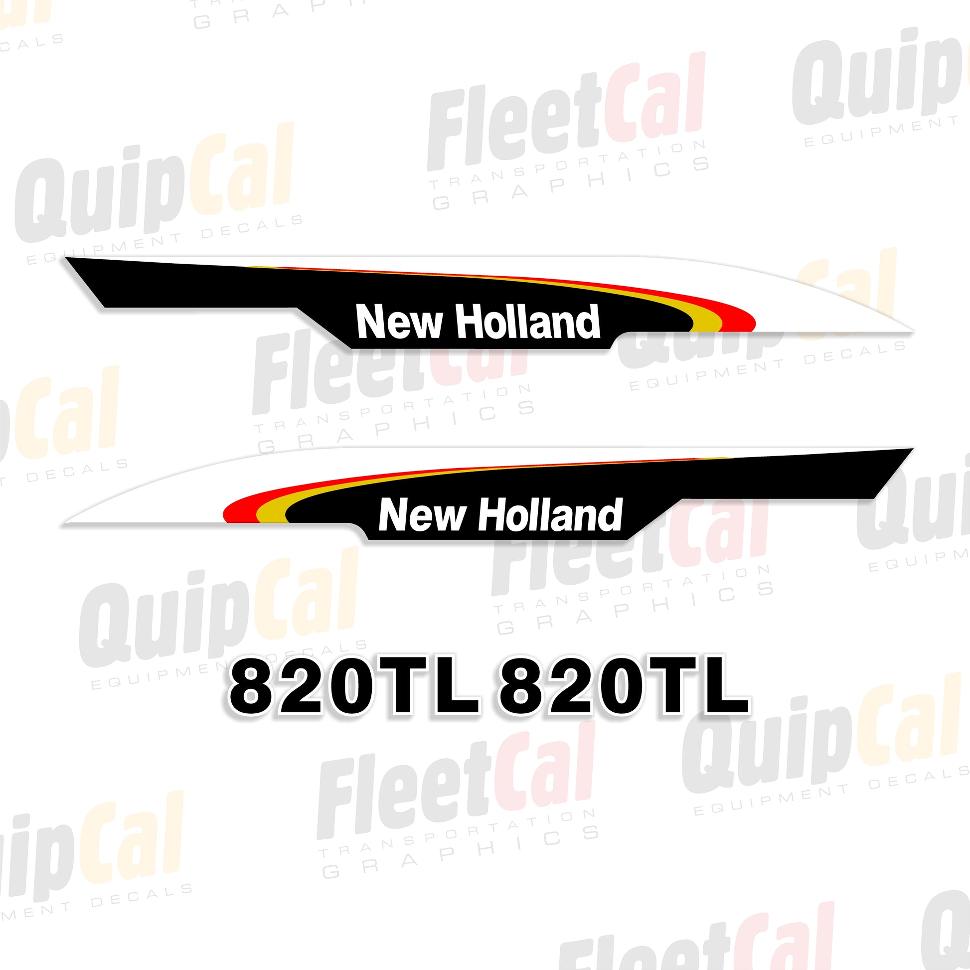 New Holland 820TL Front Loader Marking Decal Set – Truck and Equipment Decals