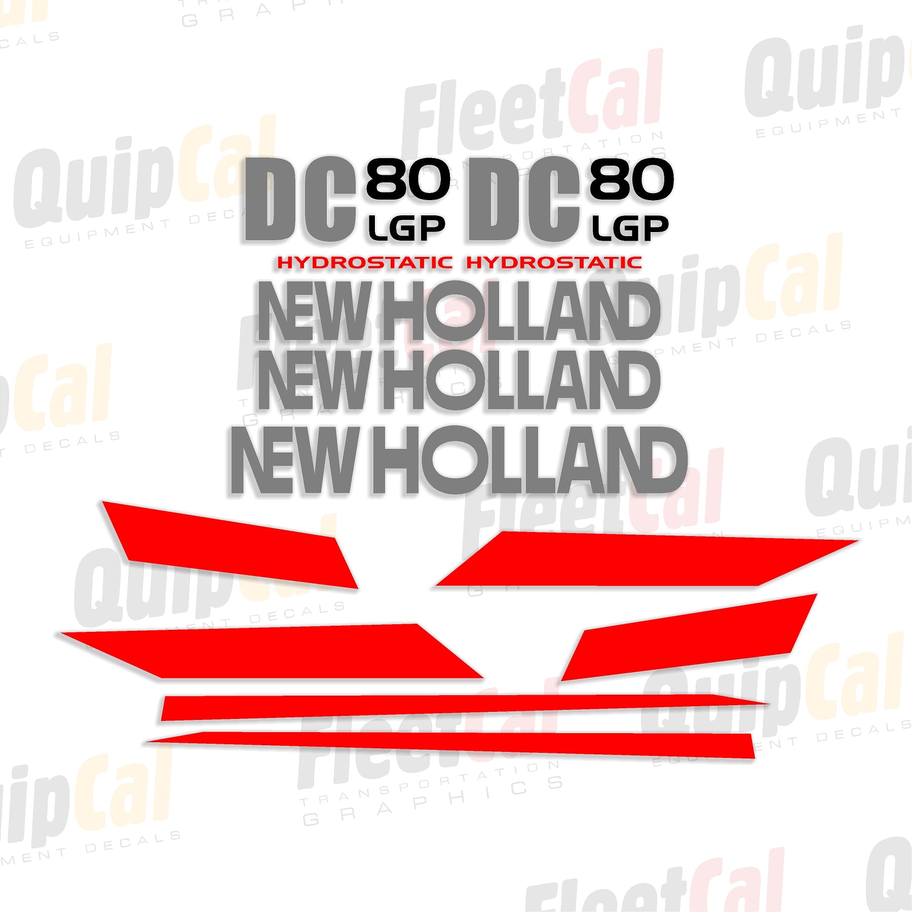 New Holland DC80 LGP Dozer Marking Decal Set – Truck and Equipment Decals