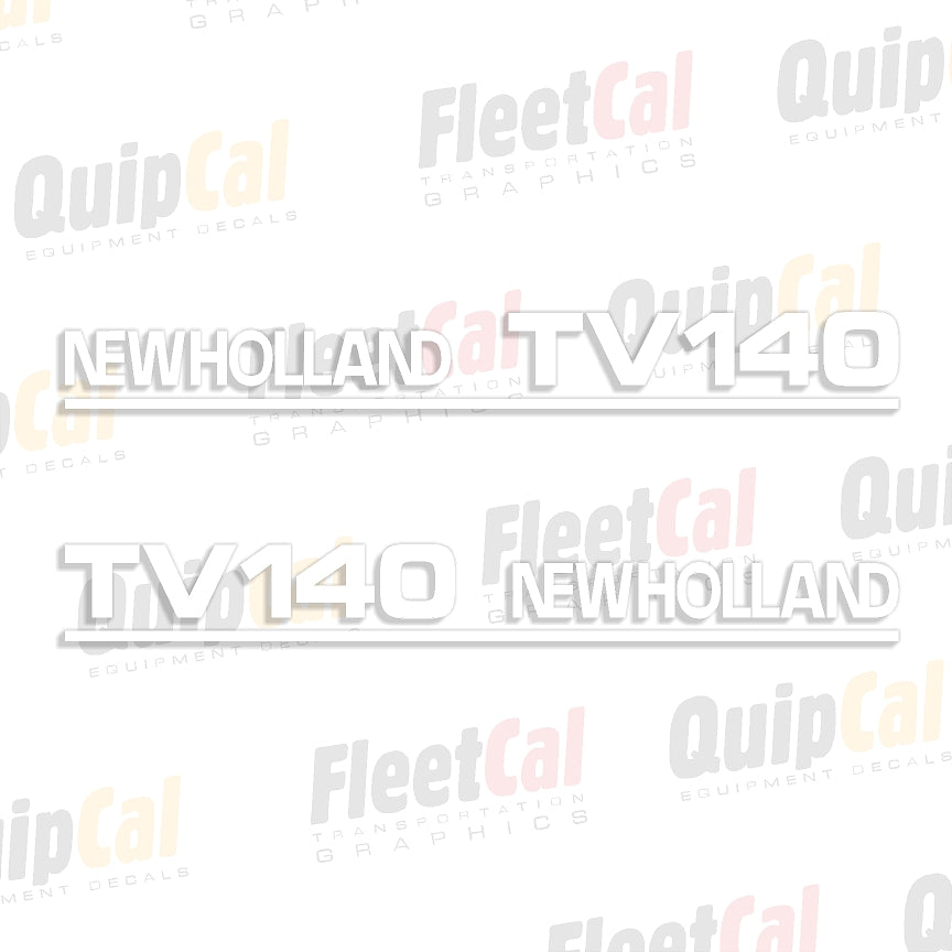 New Holland TV140 Tractor Hood Marking Decal Set – Truck and Equipment ...