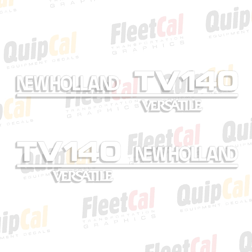 New Holland Versatile TV140 Tractor Hood Marking Decal Set – Truck and ...