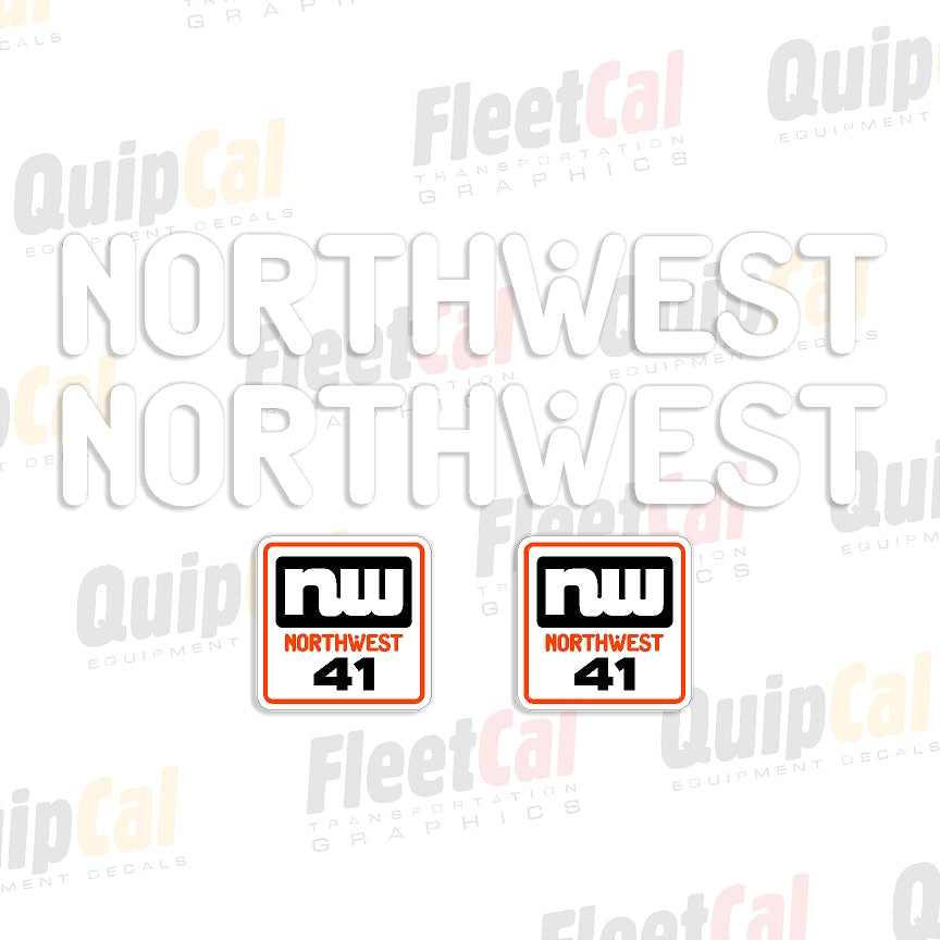 Northwest Cranes 41 Crane Marking Decal Set – Truck and Equipment Decals