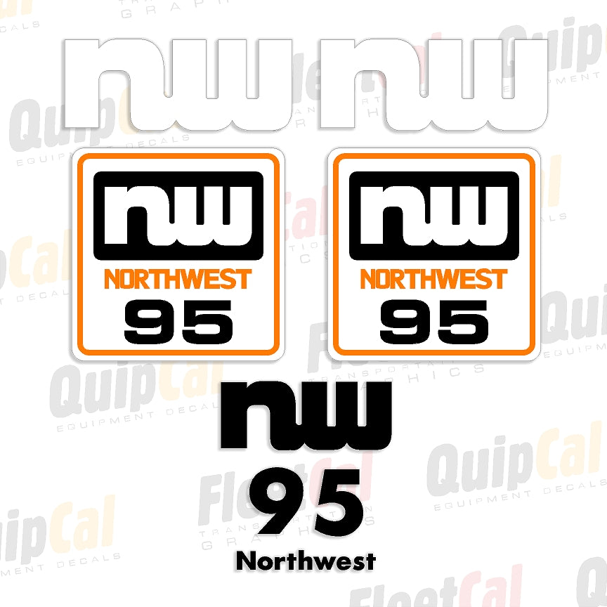 Northwest Cranes 95 Crane Marking Decal Set – Truck and Equipment Decals