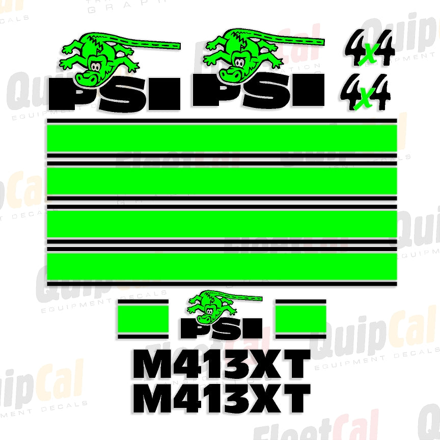 PSI M413XT Grader Marking Decal Set – Truck and Equipment Decals