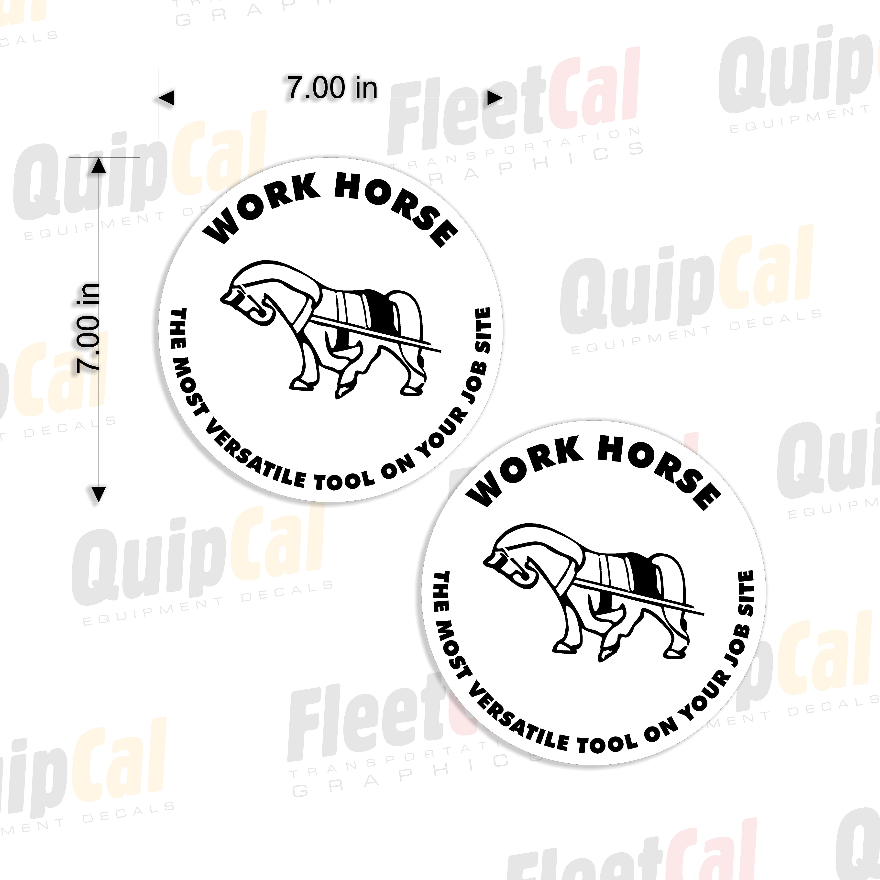 Pettibone Workhorse Decals (1 PAIR) – Truck and Equipment Decals