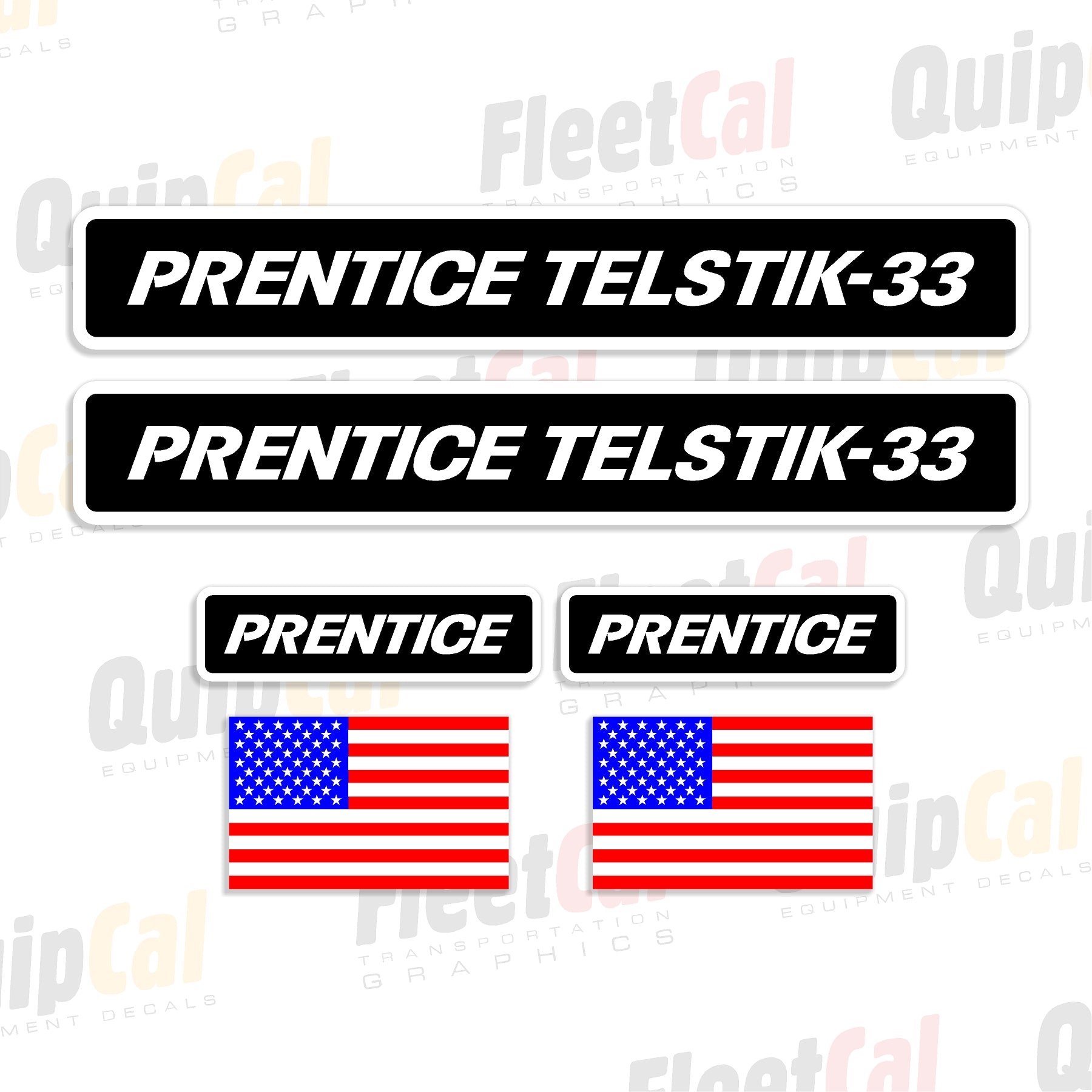 Prentice Telstik-33 Marking Decal Set – Truck and Equipment Decals