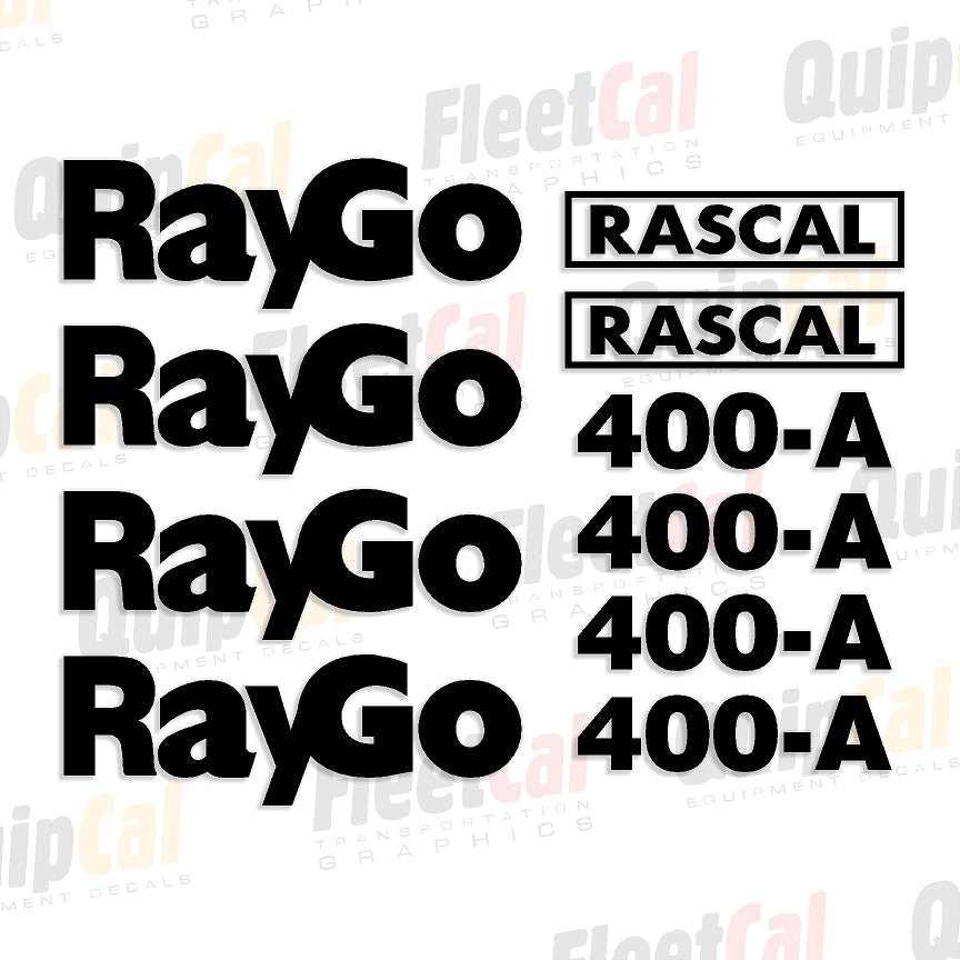 RayGo Rascal 400A Roller Late Model Marking Decal Set – Truck and ...