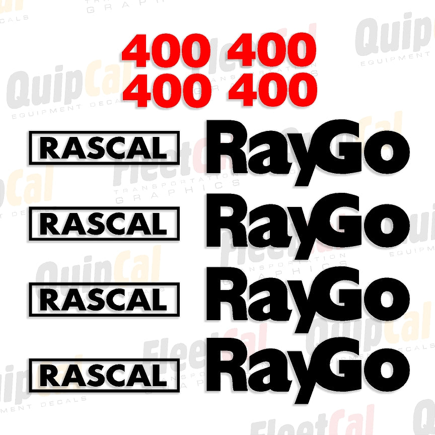 RayGo Rascal 400 Roller Late Model Marking Decal Set – Truck and ...