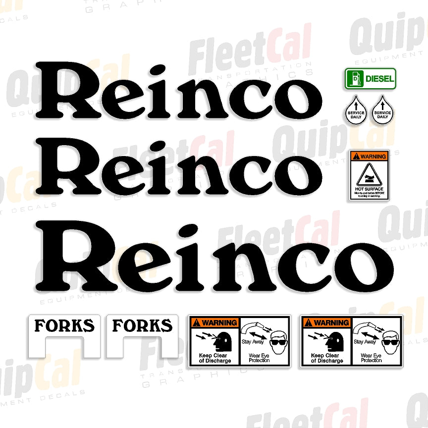 Reinco Straw Blower Marking Decal Set – Truck and Equipment Decals