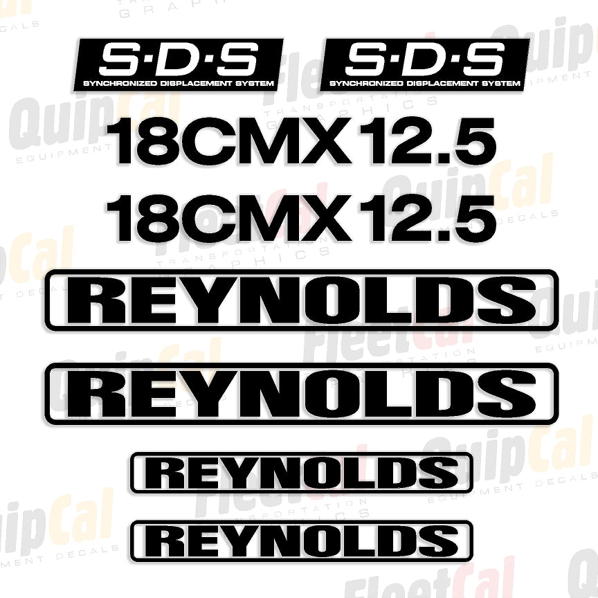 Reynolds 18 CMX 12.5 Pull Scraper Marking Decal Set – Truck and ...