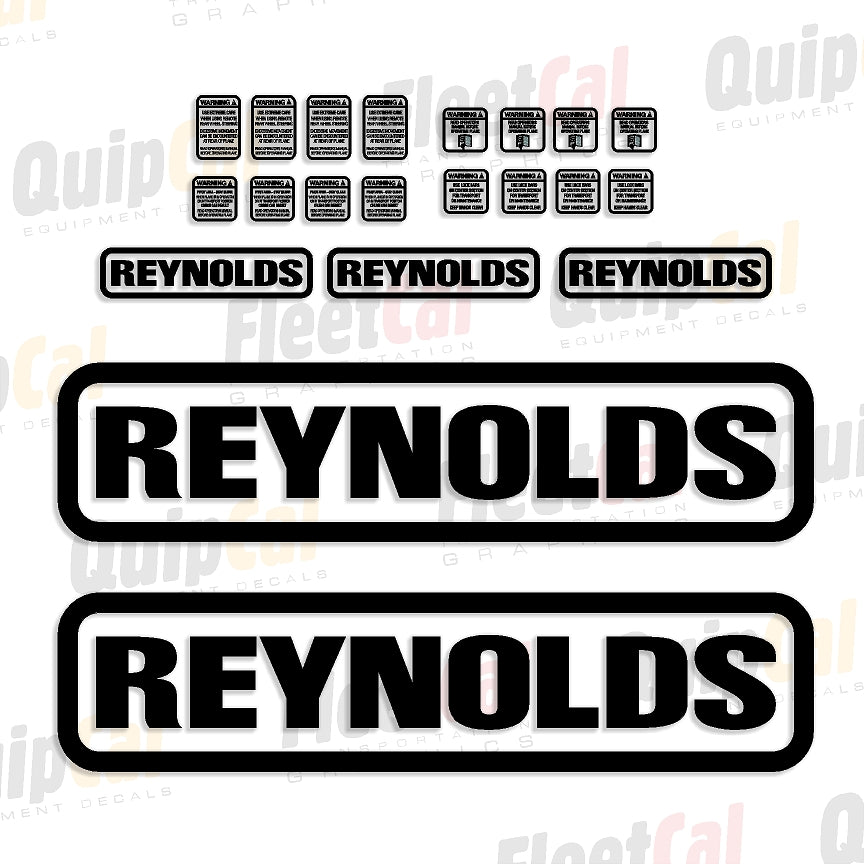 Reynolds Landplane Leveler Marking Decal Set – Truck and Equipment Decals