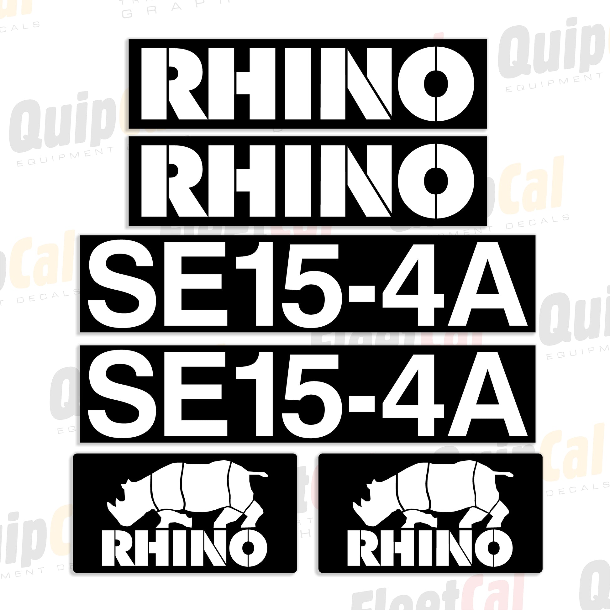 Rhino SE15-4A Batwing Mower Decal set – Truck and Equipment Decals
