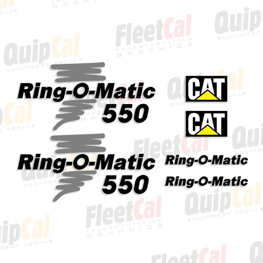 Ring-O-Matic 550 Vacuum Excavator Marking Decal Set – Truck and ...