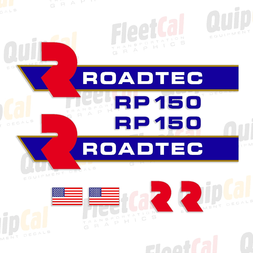 Roadtec RP150 Paver Marking Decal Set – Truck and Equipment Decals