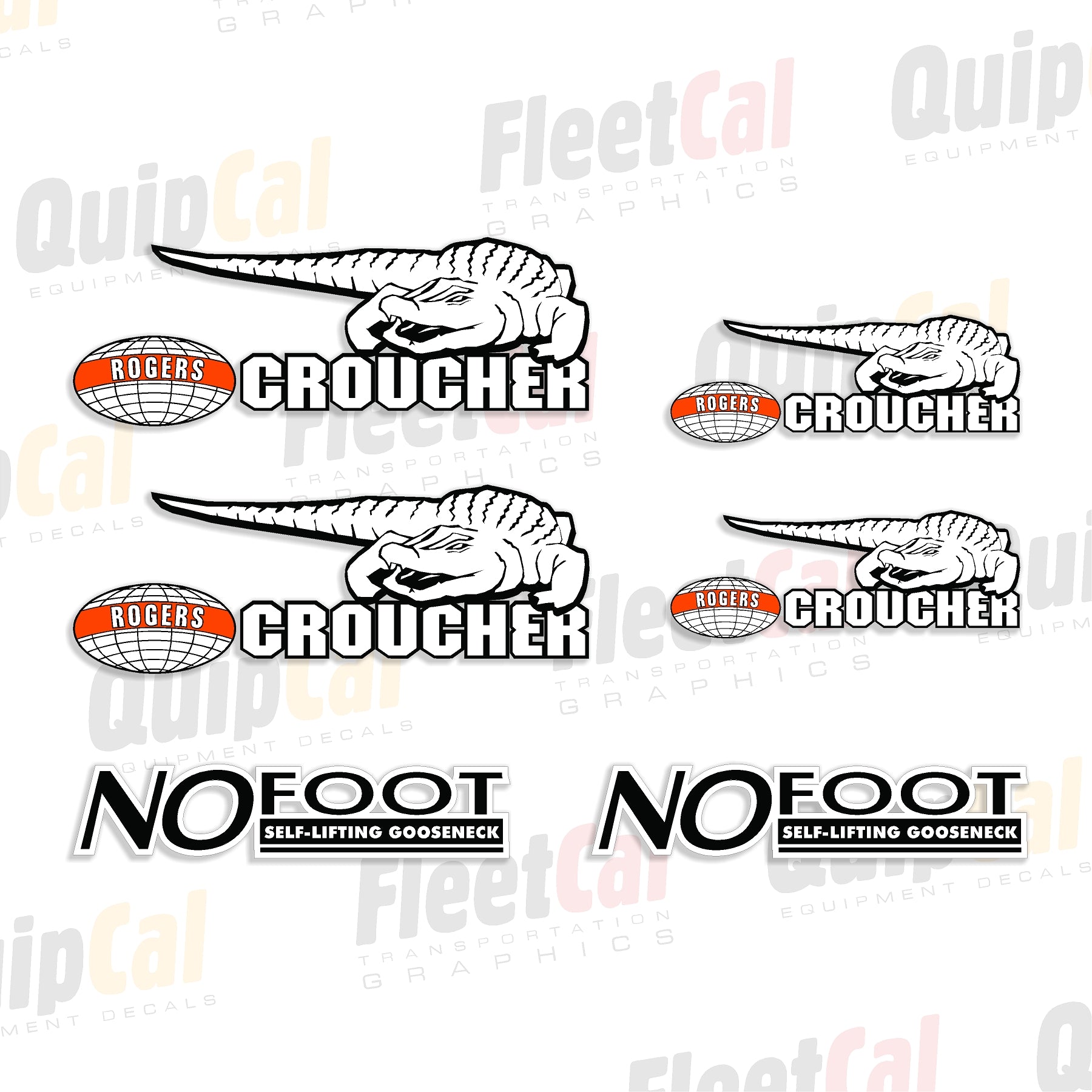 Rogers Croucher Decal Set – Truck and Equipment Decals