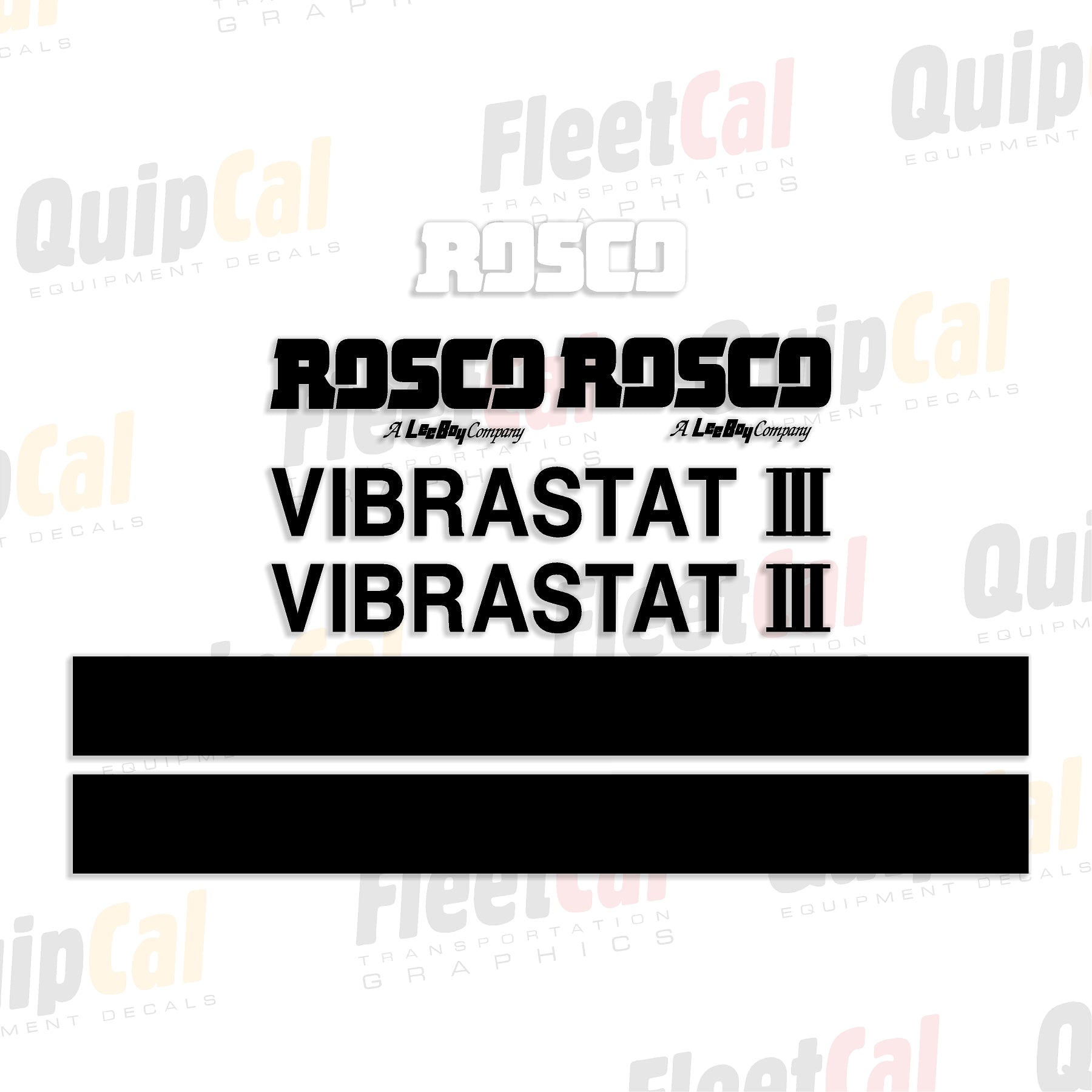 Rosco Vibrastat III Smooth Drum Roller Marking Decal Set – Truck and ...