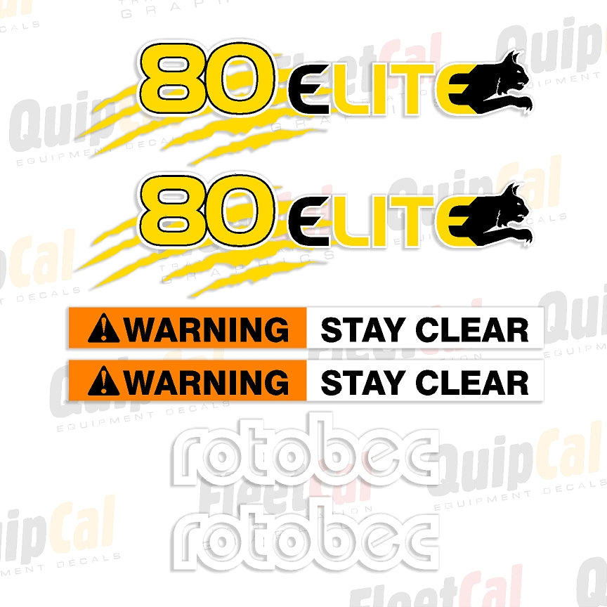 Rotobec 80 Elite Log Loader Marking Decal Set – Truck and Equipment Decals