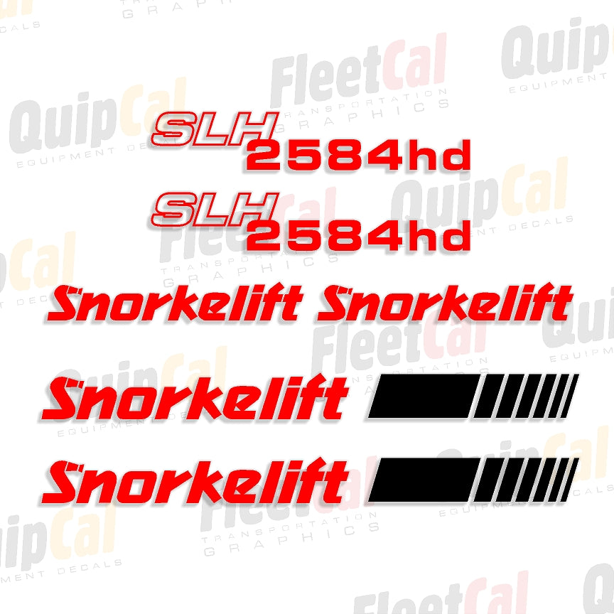 Snorkel SLH2584HD Scissor Lift Marking Decal Set – Truck and Equipment ...