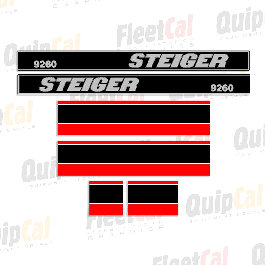 Steiger 9260 Tractor Marking Decal Set – Truck and Equipment Decals