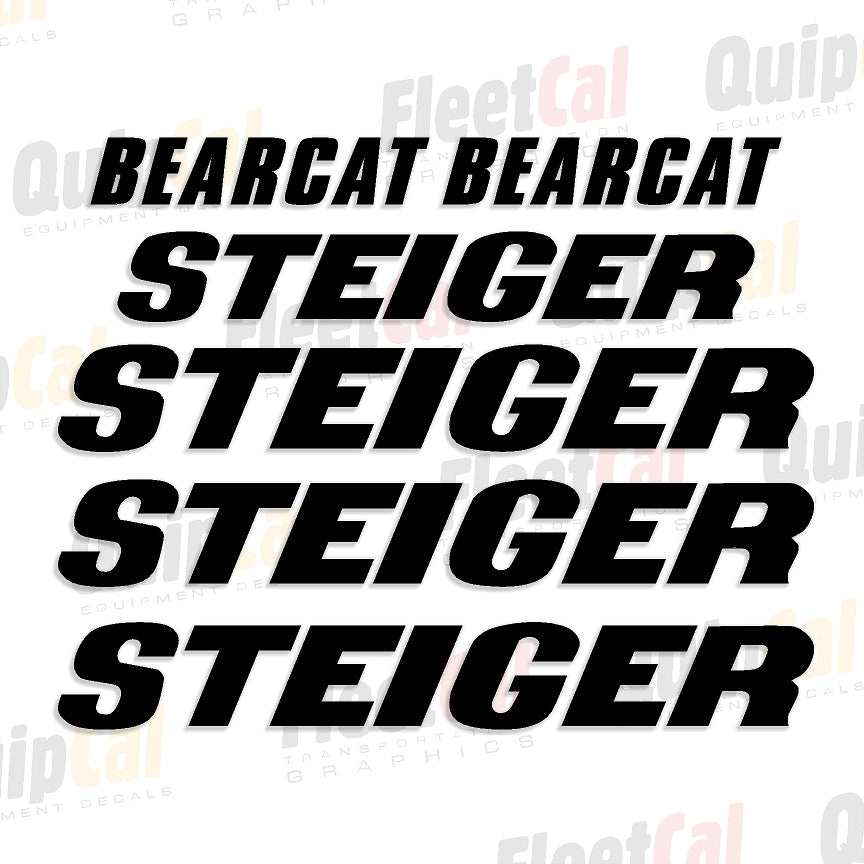 Steiger Bearcat Tractor Marking Decal Set – Truck and Equipment Decals