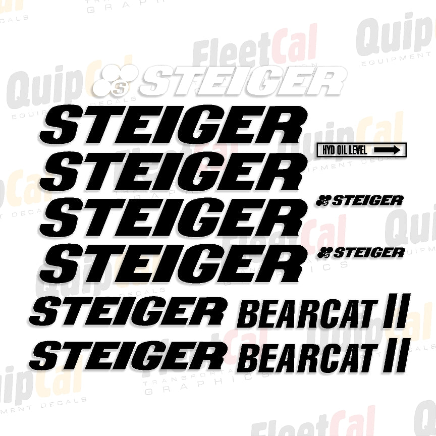 Steiger Bearcat II Tractor Marking Decal Set – Truck and Equipment Decals