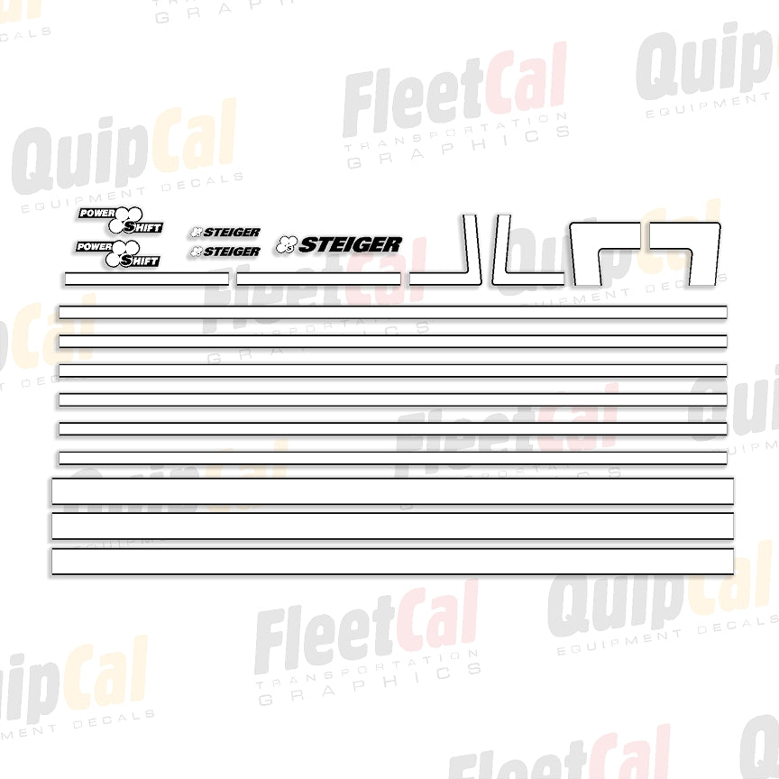 Steiger CP1325 Tractor Marking Decal Set – Truck and Equipment Decals