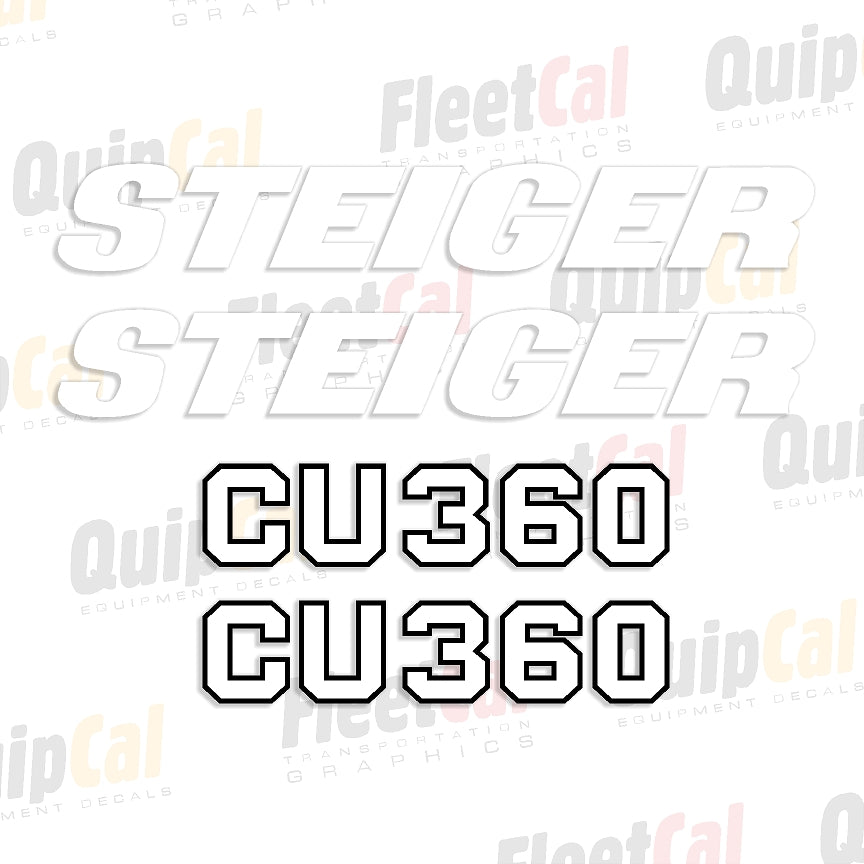 Steiger CU360 Tractor Marking Decal Set – Truck and Equipment Decals