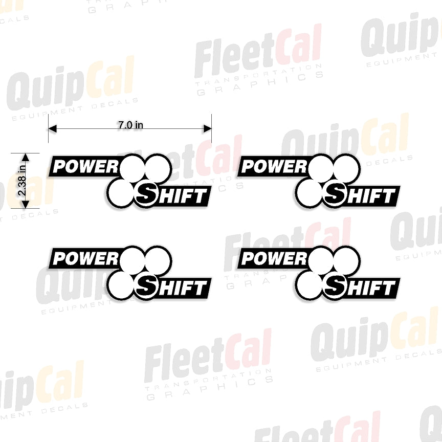 Steiger Powershift Decals (QTY 4) – Truck and Equipment Decals