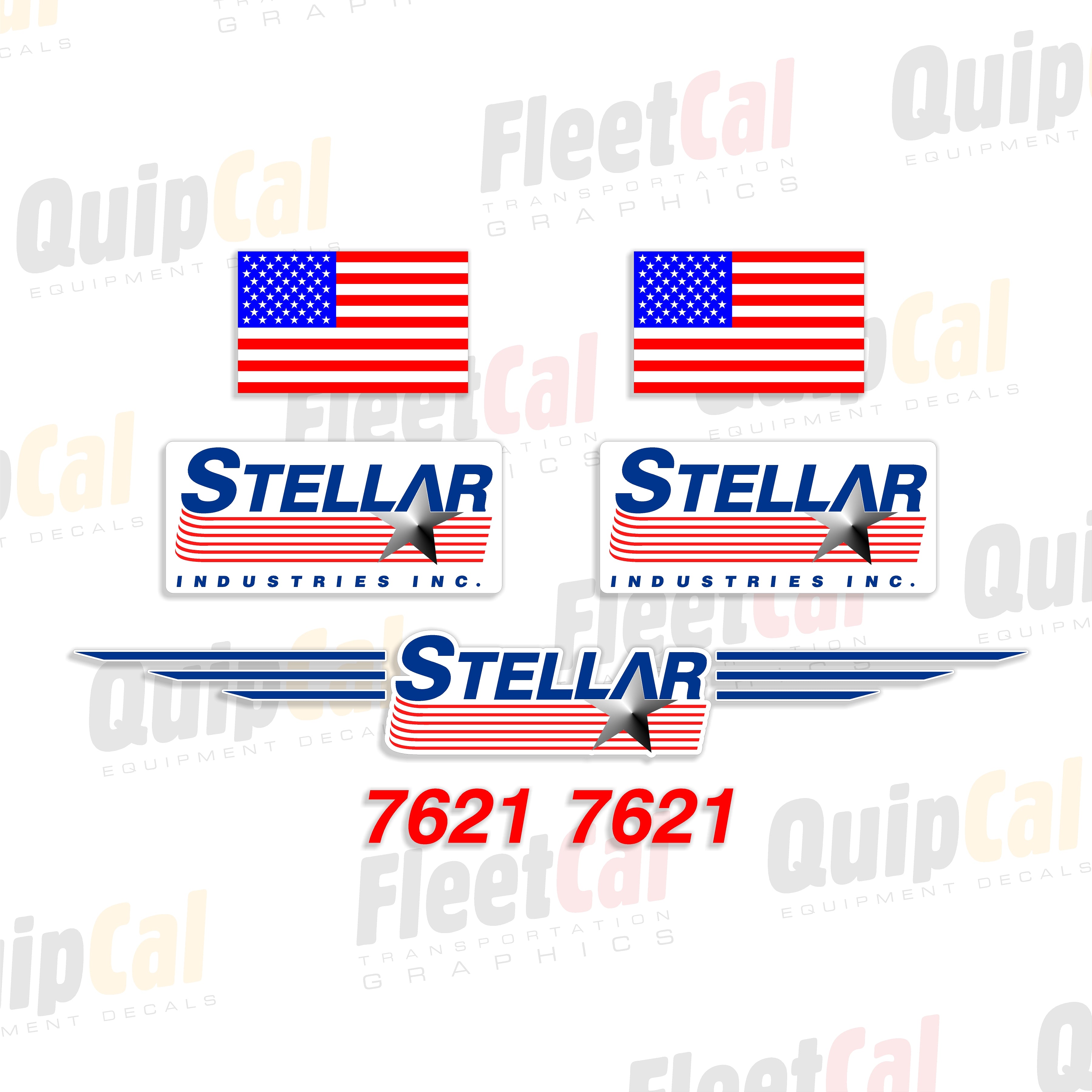 Stellar 7621 Mechanic's Crane Marking Decal Set – Truck and Equipment ...