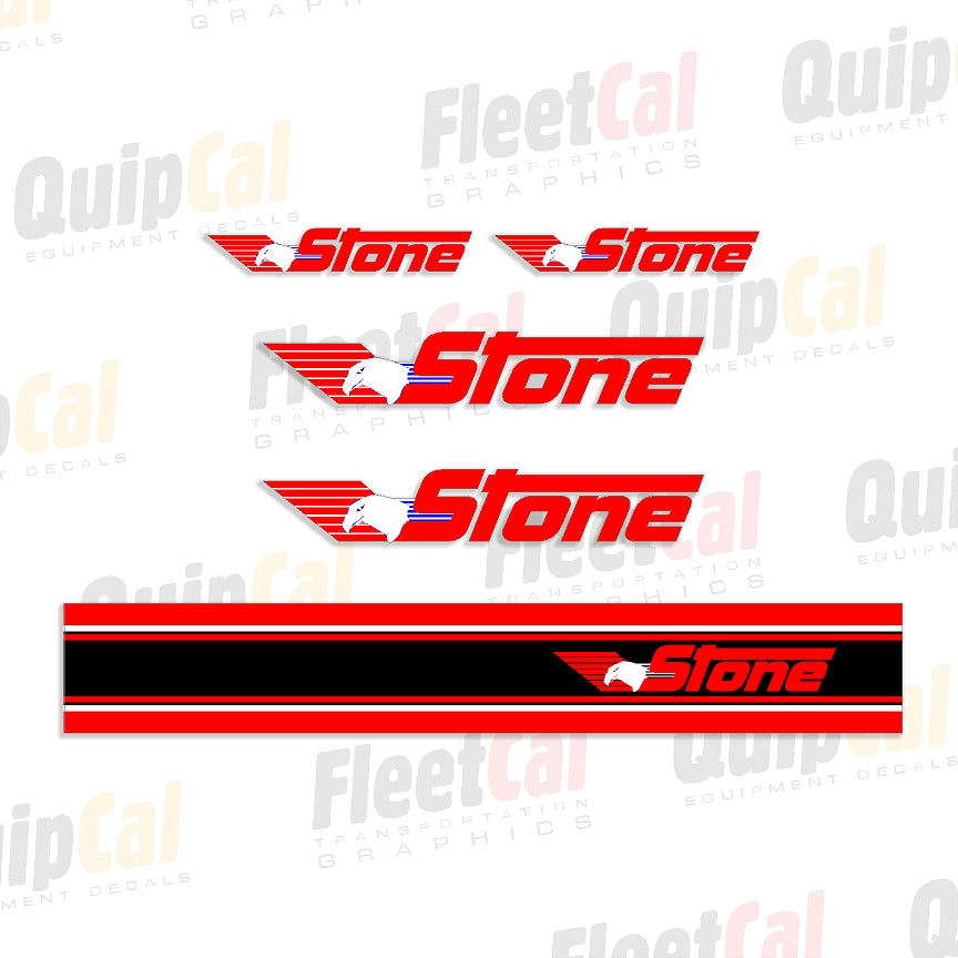 Stone RP1350 Reversible Plate Compactor Marking Decal Set – Truck and ...