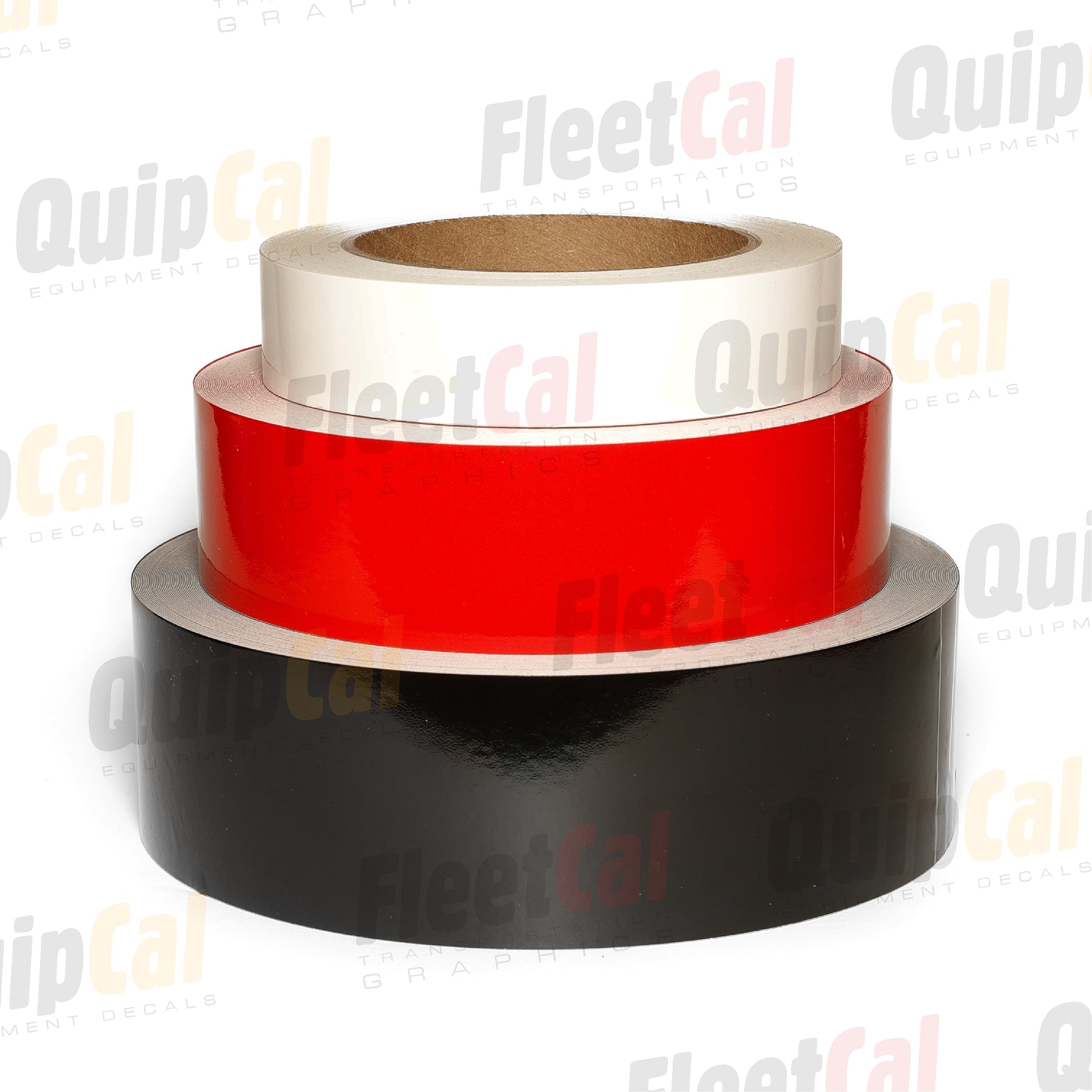 Roll Stripe (Black, Red, White) – Truck and Equipment Decals