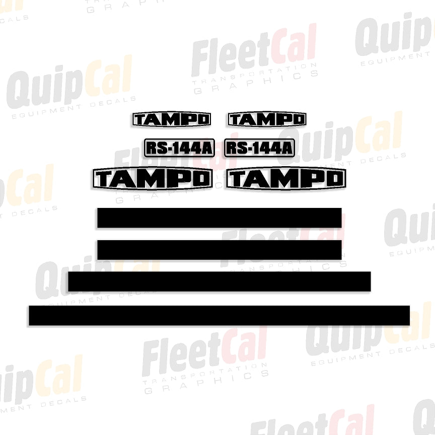 Tampo RS-144A Double Drum Roller Marking Decal Set – Truck and ...