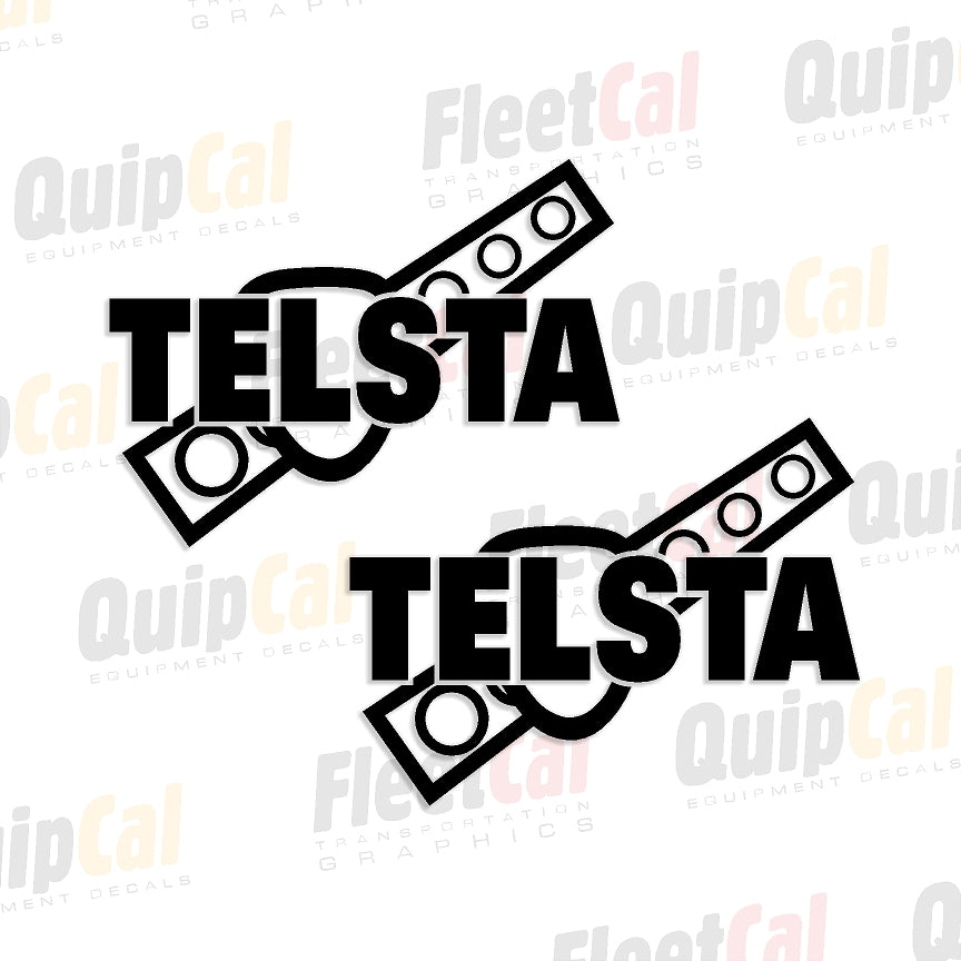 Telsta Lifts Logo Decals (1 PAIR) – Truck and Equipment Decals