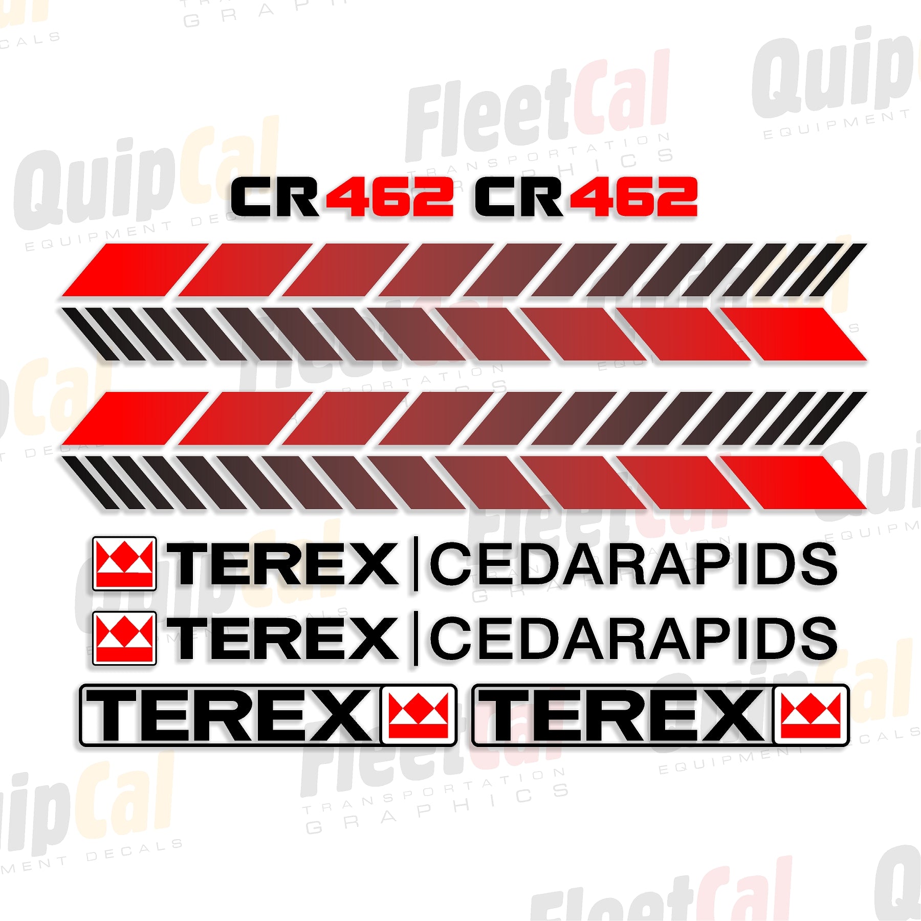 Terex CR462 Paver Marking Decal Set – Truck and Equipment Decals