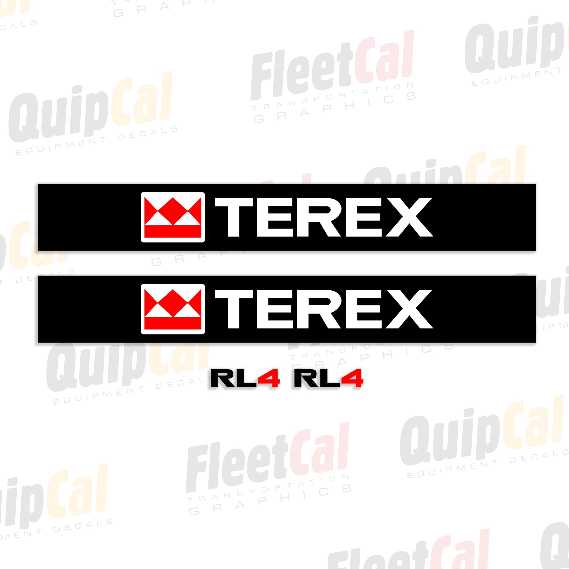 Terex RL4 Light Tower 2013 Model Decal Set – Truck and Equipment Decals