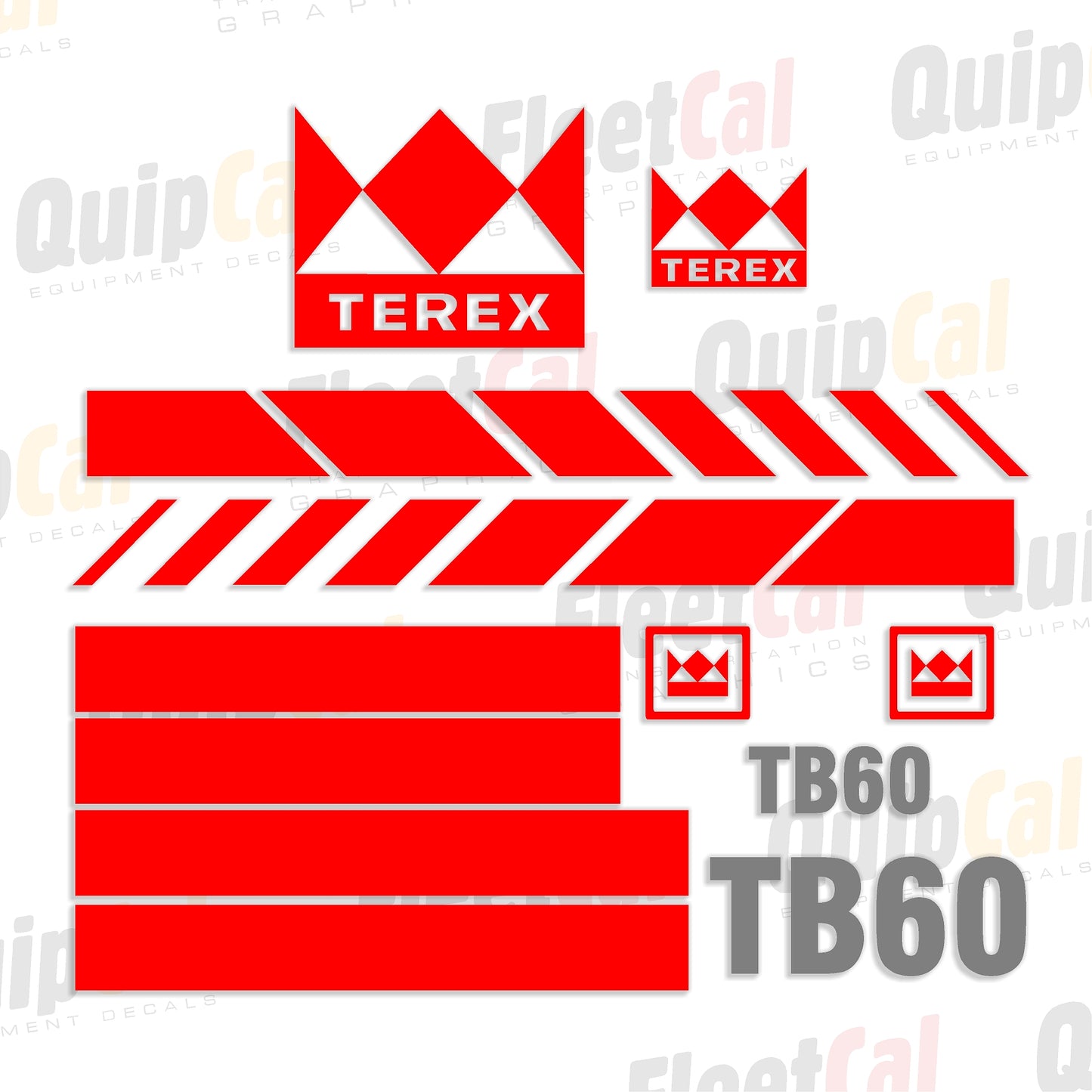 Terex TB60 Telescopic Manlift Marking Decal Set – Truck and Equipment ...