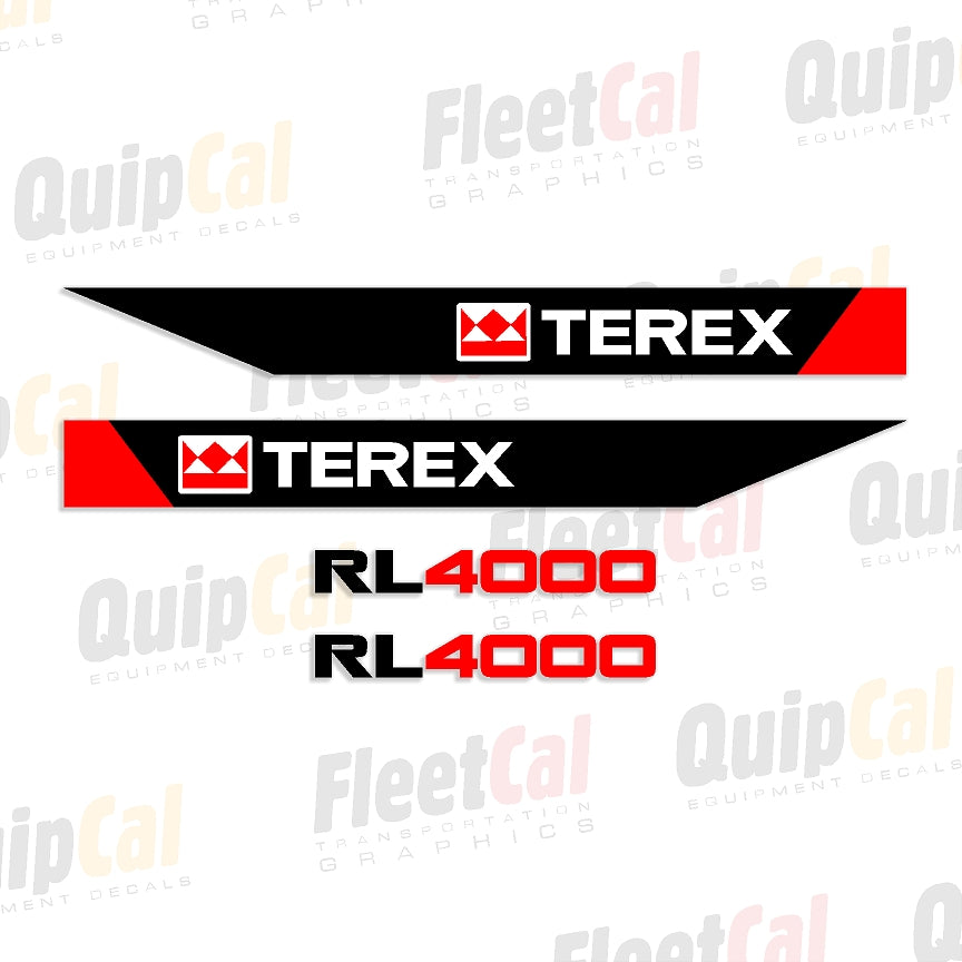 Terex RL4000 Light Tower Marking Decal Set - 2011 Model – Truck and ...