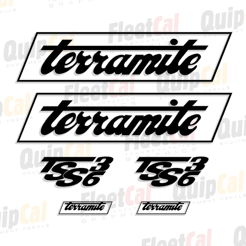 Terramite TSS3-6 Grader Marking Decal Set – Truck and Equipment Decals