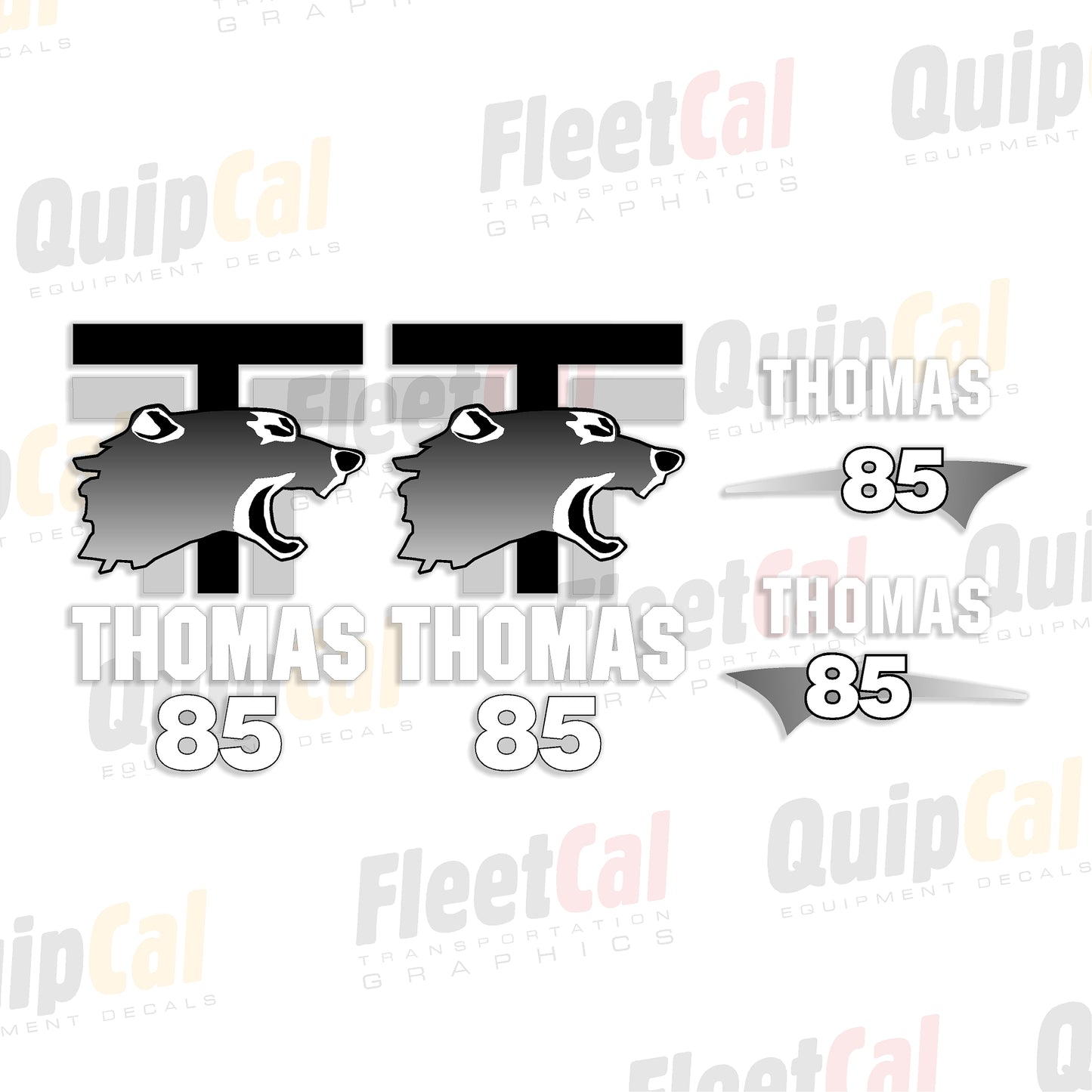 Thomas 85 Skid Loader Marking Decal Set – Truck and Equipment Decals