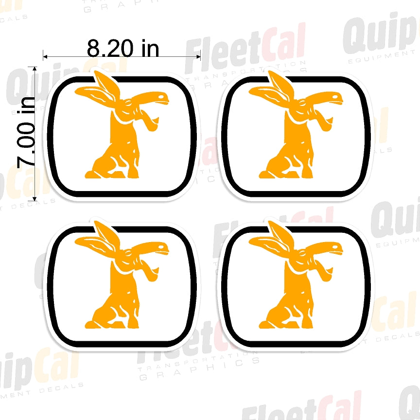 Timberjack Logos Late Model Machines (QTY 4) – Truck and Equipment Decals