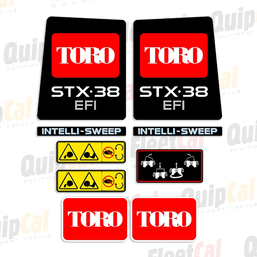 Toro STX38 Stump Grinder Marking Decal Set – Truck and Equipment Decals