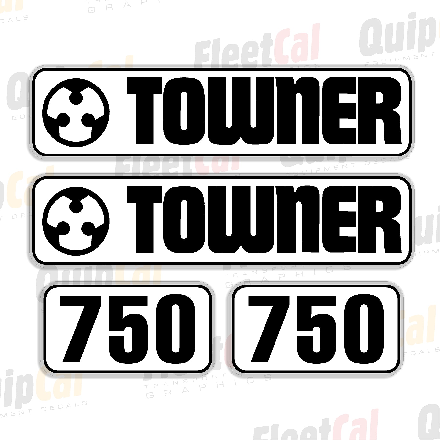 Towner 750 Disc Marking Decal Set – Truck and Equipment Decals