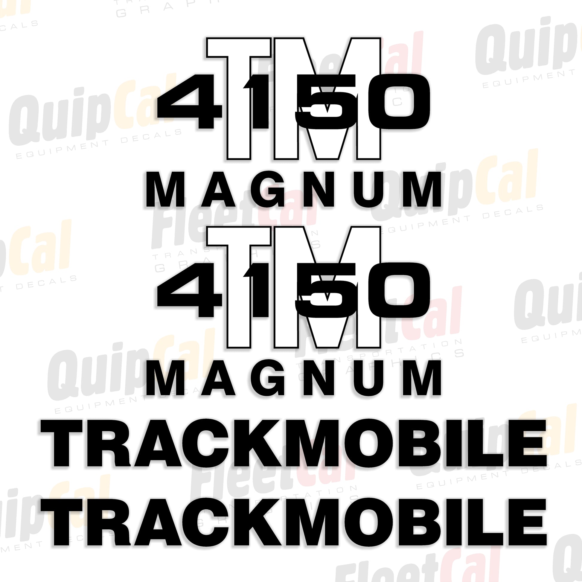 Trackmobile TM4150 Railcar Mover Decal Set – Truck and Equipment Decals