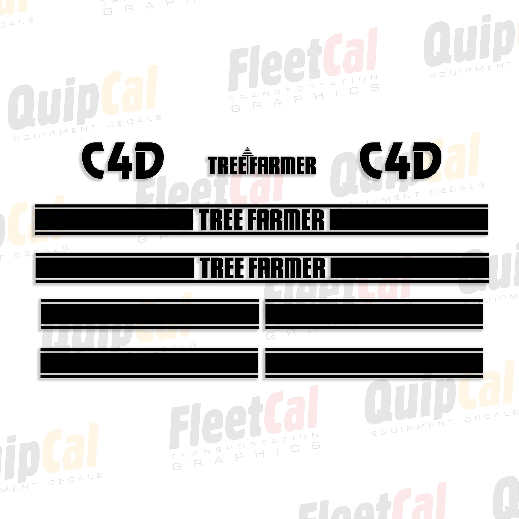 Tree Farmer C4D Marking Decal Set – Truck and Equipment Decals
