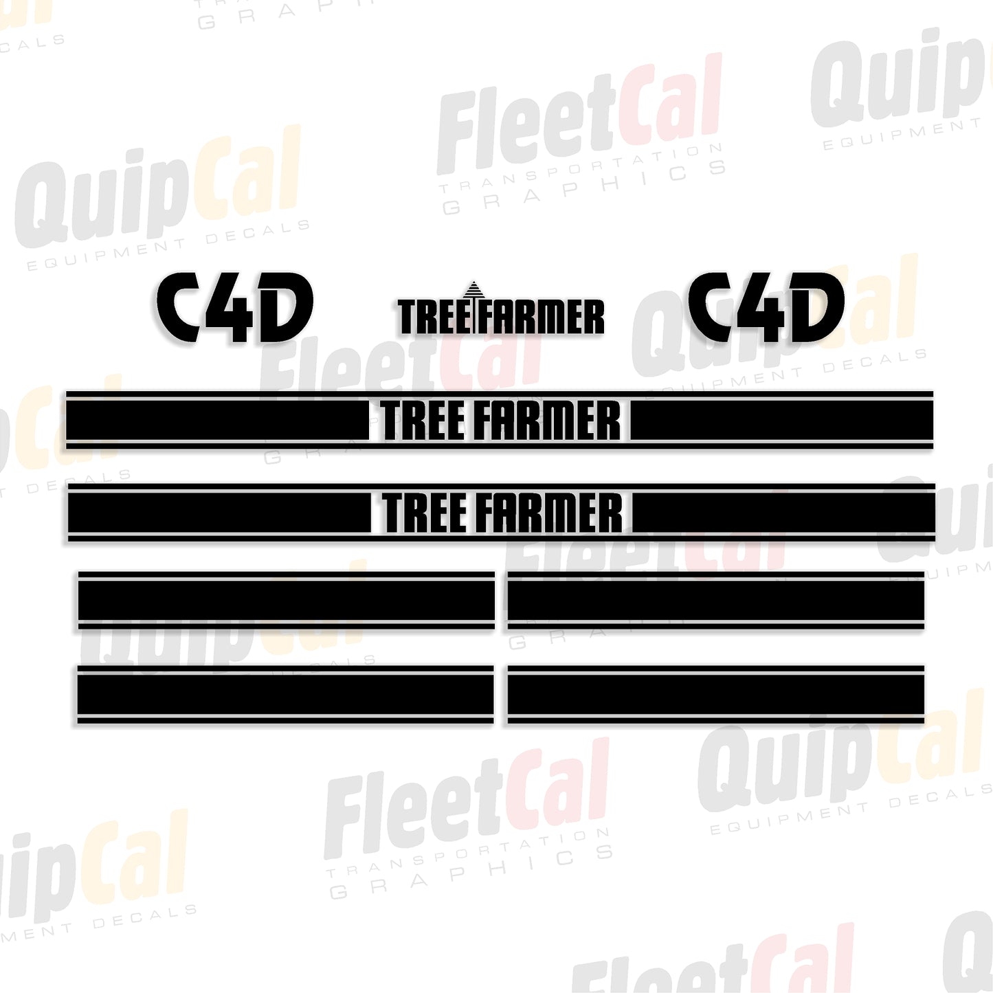 Tree Farmer C4D Marking Decal Set – Truck and Equipment Decals