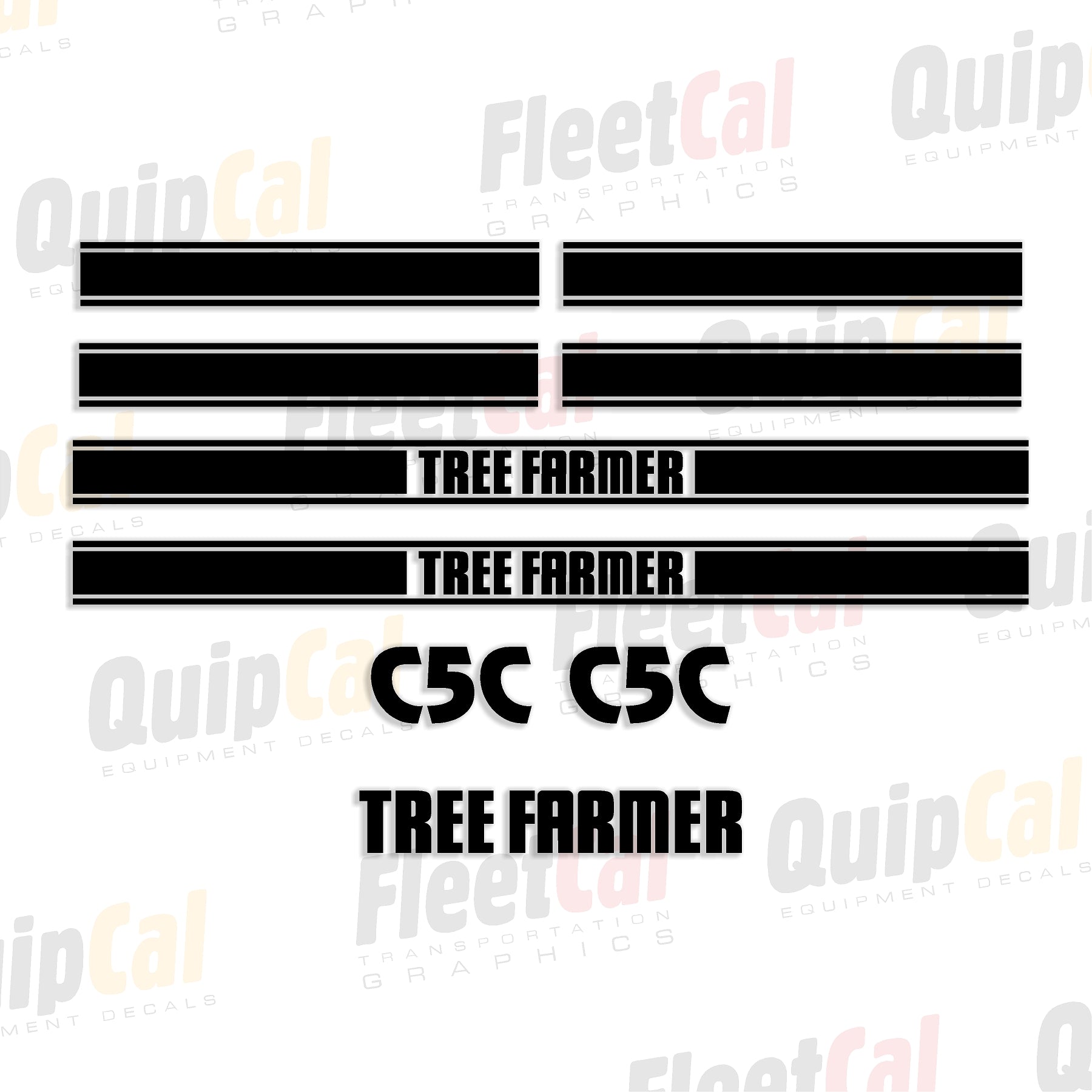 Tree Farmer C5C Marking Decal Set – Truck and Equipment Decals
